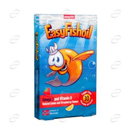 ИЗИВИТ ИЗИФИШОЙЛ дъвчащи таблетки 30 бр. EasyVit