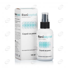 RANISEPTOL spray спрей за рани с нано сребро за защита на кожа