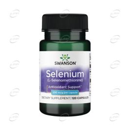 СЕЛЕН капсули 120 бр. Selenium Swanson