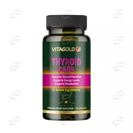 Thyroid Care с йод и L-тирозин за здравословен метаболизъм