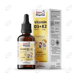 ВИТАМИН D3 + K2 капки x20 мл | ePharm