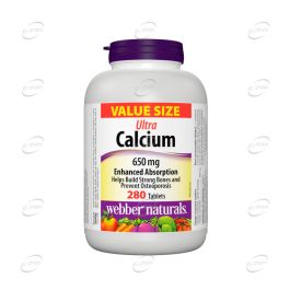 УЛТРА КАЛЦИЙ 650 mg таблетки Webber Naturals