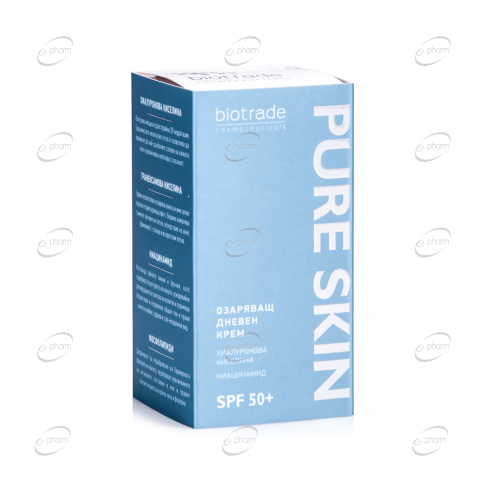BIOTRADE PURE SKIN озаряващ дневен крем SPF 50+