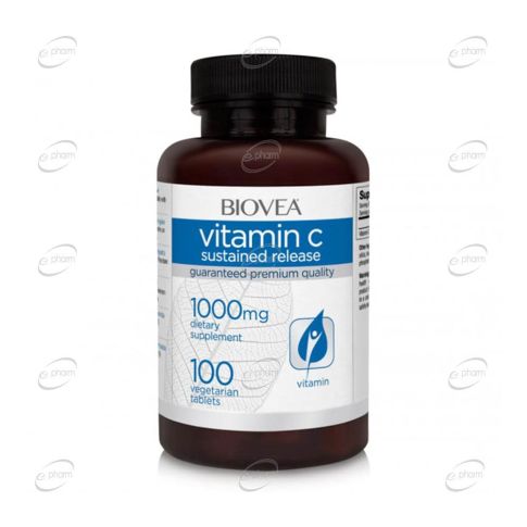 VITAMIN C Sustained Release таблетки x100 | ePharm.bg